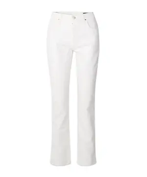 GOLDSIGN High-waisted Skinny Jeans - White