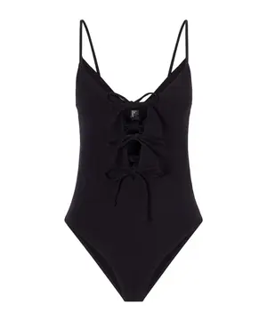 Lisa Marie Fernandez Three Tie Swimsuit - Black