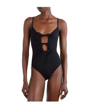 Lisa Marie Fernandez Three Tie Swimsuit
