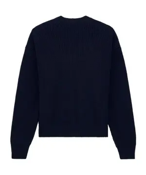 Giorgio Armani Virgin Wool Half Cardigan Stitch Sweater