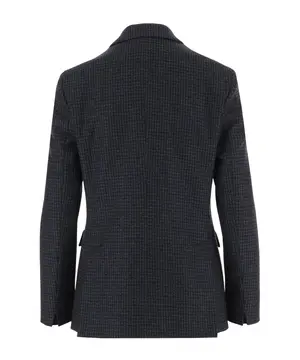 LARDINI Houndstooth Single-breasted Blazer