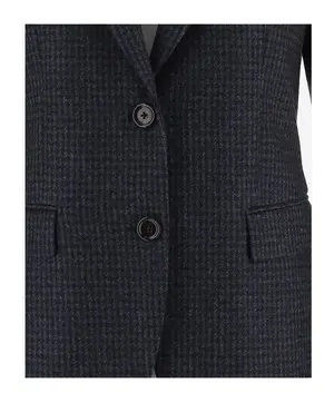 LARDINI Houndstooth Single-breasted Blazer