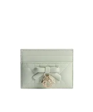 Dior Lady Freesia Card Holder - Gray