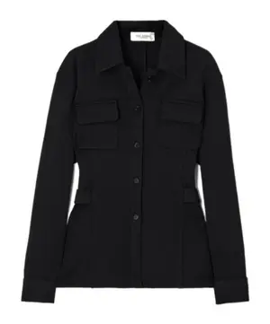 Giuliva Heritage Wool Solid-color Shirt - Black