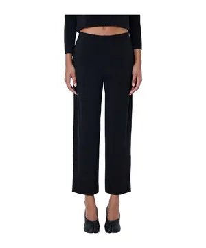 Issey Miyake Elasticated Waist Trousers - Black