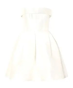 Alex Perry Elyse Strapless Silk-faille Mini Dress
