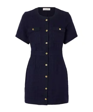 Giuliva Heritage Bouclé-tweed Mini Dress