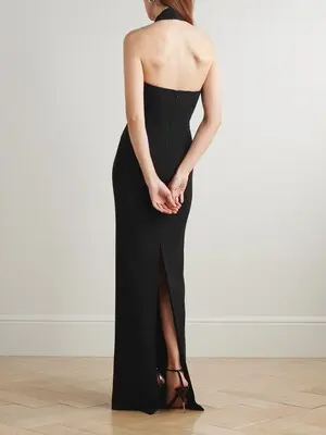 Alex Perry Crepe Halterneck Gown