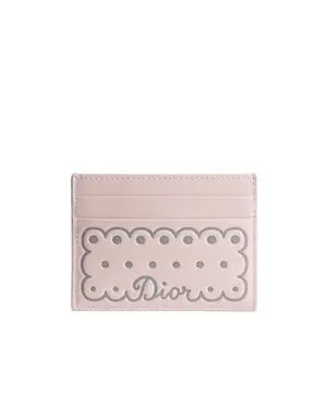 Dior Freesia Card Holder - Light Pink