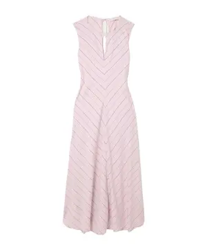 Proenza Schouler Striped Midi Dress - Pink