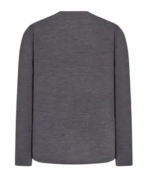 THE ROW Pruce Long Sleeve V-neck Top