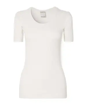 Calvin Klein Cotton-blend Jersey T-shirt - White