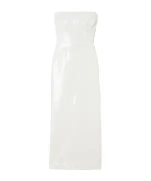 Alex Perry Strapless Sequin Midi Dress - No
