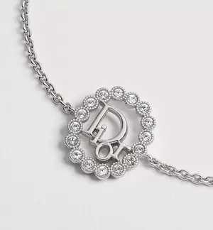 Dior Crystal And Silver-finish Metal Bracelet