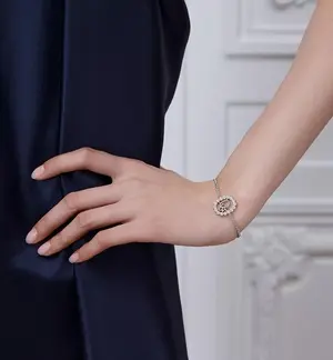 Dior Crystal And Silver-finish Metal Bracelet