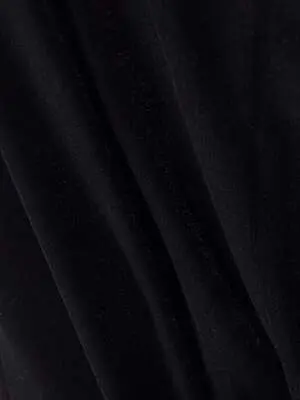 Galvan Vesper Satin-trimmed Velvet Jumpsuit