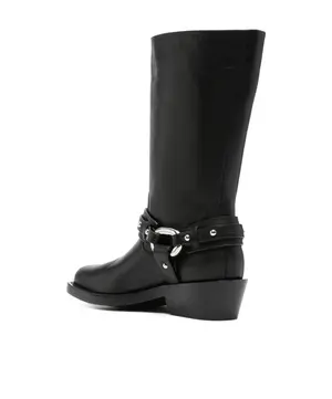 Rabanne Block-heel Ankle Boots