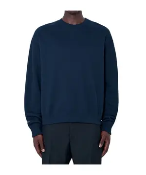 JIL SANDER Crewneck Sweatshirt - Navy Blue