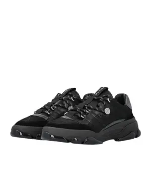 Pinko Glitter-panelled Chunky Sneakers