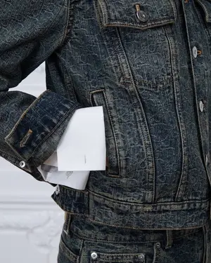 Dior Oblique Motif Denim Jacket