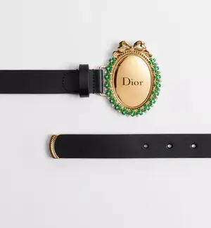 Dior Medaillon Clover Belt