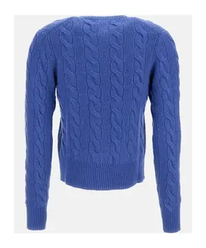 Polo Ralph Lauren Cable-knit Pony Cardigan - Blue