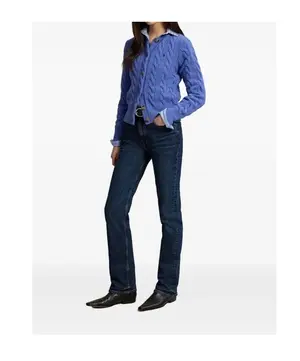 Polo Ralph Lauren Cable-knit Pony Cardigan - Blue