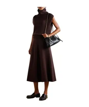 ALLUDE Wool And Cashmere-blend Turtleneck Tank