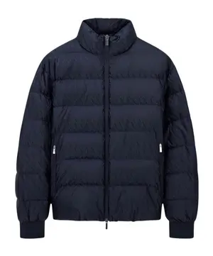 Armani Exchange Long-sleeved Padded Jacket - Black