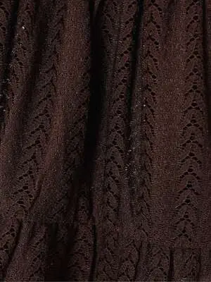 Melissa Odabash Dune Open-knit Mini Skirt
