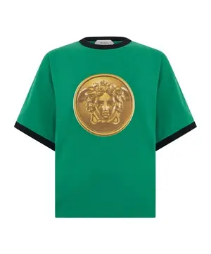 Versace Crew-neck T-shirt Green