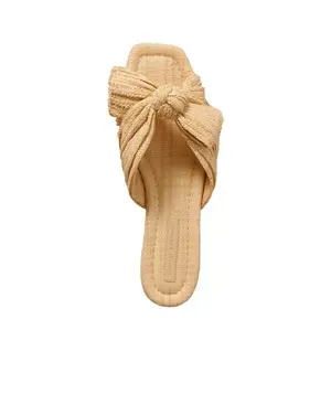LOEFFLER RANDALL Bow-knot Pleated Slippers