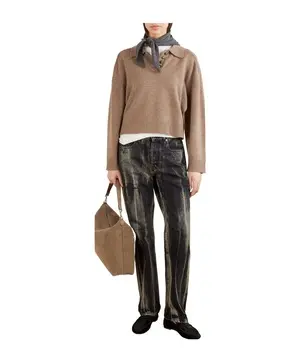 KALLMEYER Gabby Distressed High-rise Jeans