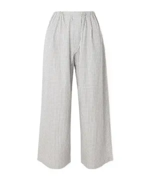 Proenza Schouler Cotton-poplin Wide-leg Pants - Grey