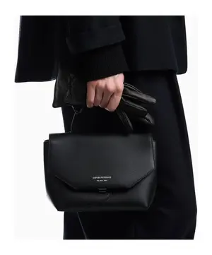 Emporio Armani Mini 1981 Leather Tote Bag