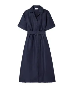 Rosie Assoulin Belted Shirt Dress - Black
