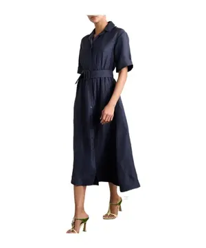 Rosie Assoulin Belted Shirt Dress