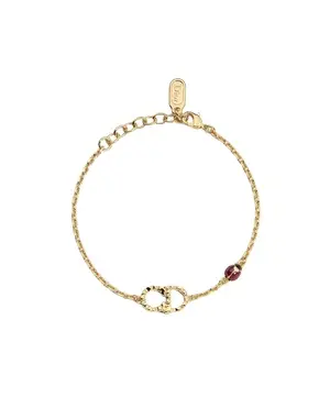 Dior Qixi Cd Lady Twist Bracelet - Gold