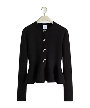 Dior Peplum Jacket - Black