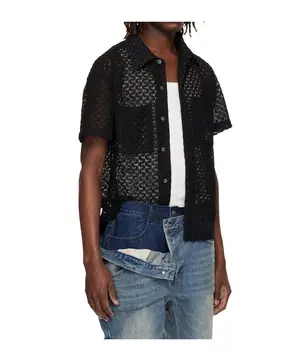 Andersson Bell Open-knit Shirt
