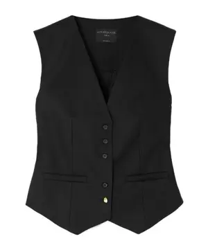 Mother Of Pearl Twill Waistcoat - No