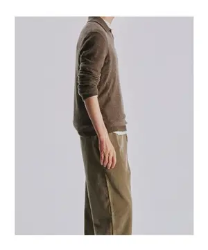 THE ROW Long-sleeved Polo Sweater