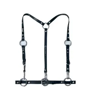 VIVIENNE WESTWOOD Adjustable Leather Harness - Black