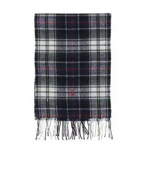 Polo Ralph Lauren Tartan Fringe Scarf - No