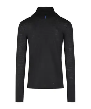 JIL SANDER Half-zip Turtleneck Knitted Pullover