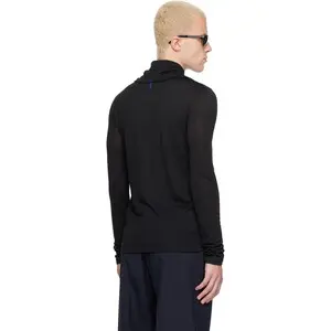 JIL SANDER Half-zip Turtleneck Knitted Pullover
