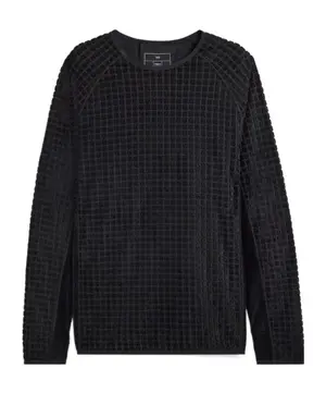 Y3 Reversible Waffle-knit T-shirt