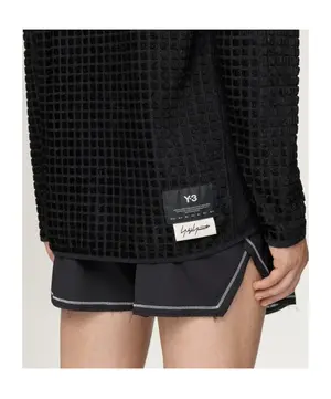 Y3 Reversible Waffle-knit T-shirt