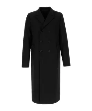 Prada Long-sleeved Coat - Black