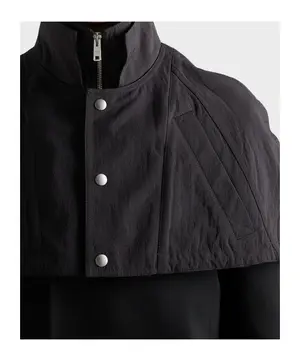 Prada Hooded Short Cape